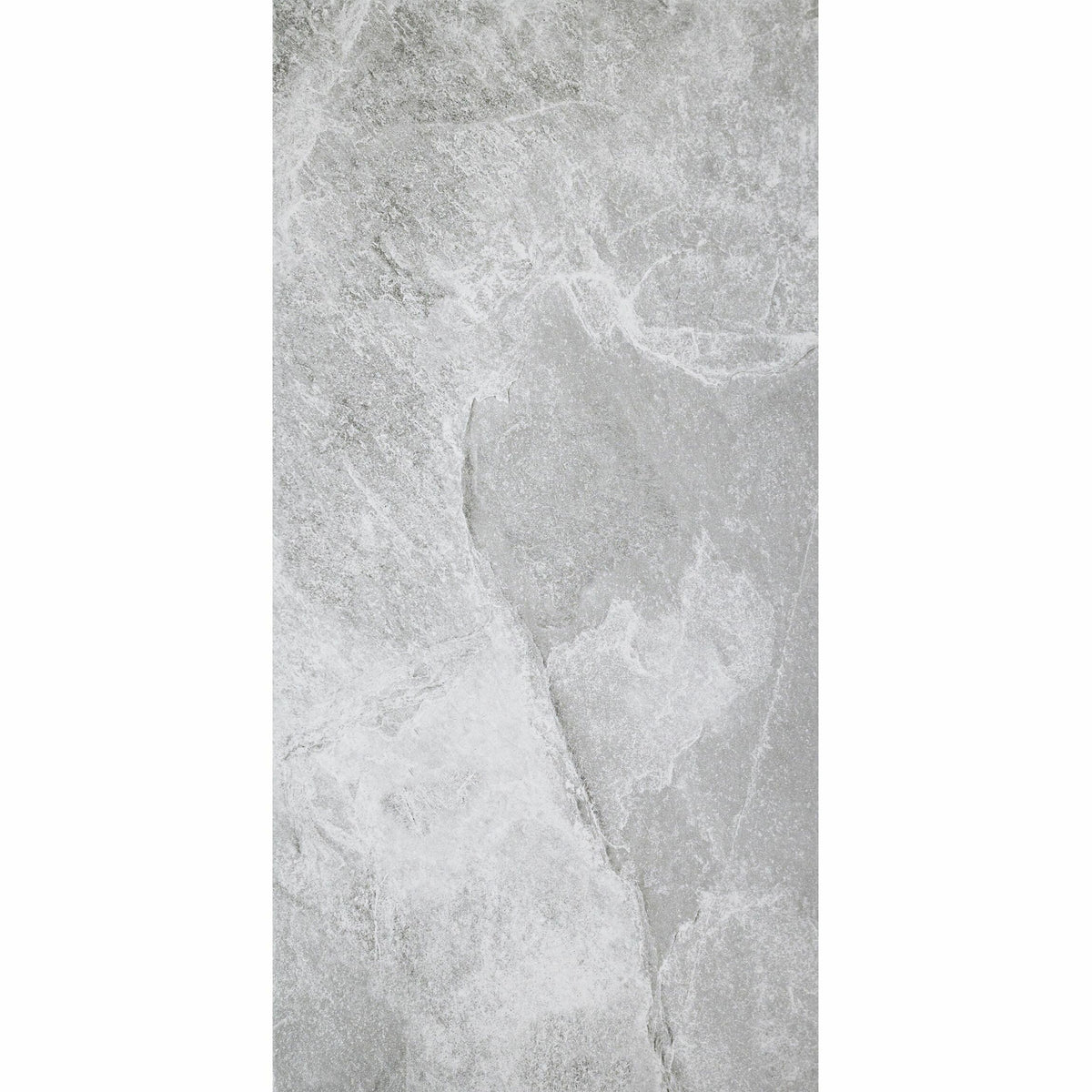 Ark Slate Cloud Grey Stone Effect 30x60cm Porcelain Wall and Floor Til ...
