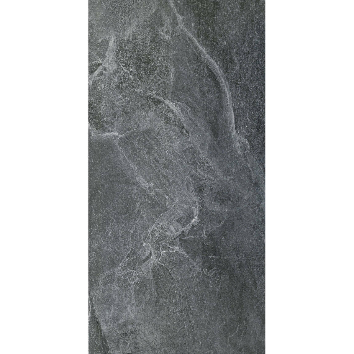 Ark Slate Deep Gris Grey Stone Effect 30x60cm Porcelain Wall and Floor ...