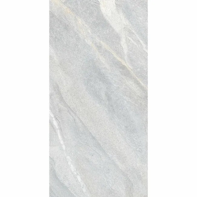 Capella Light Grey Porcelain Marble Stone Effect Wall and Floor Tile 6 ...