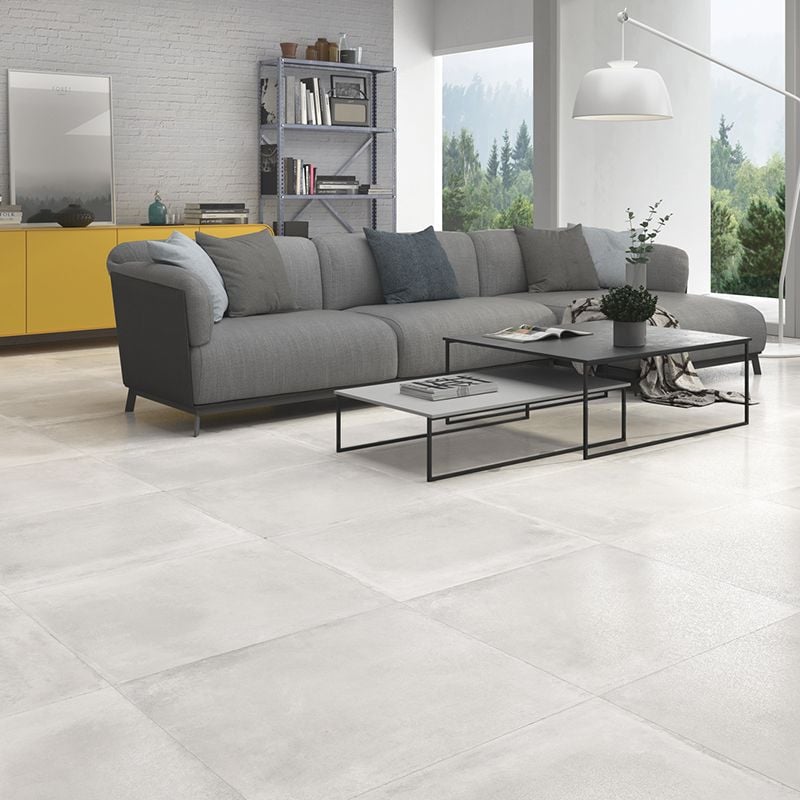 Light Stone Floor Rimini Light Grey Stone Effect Anti Slip Porcelain