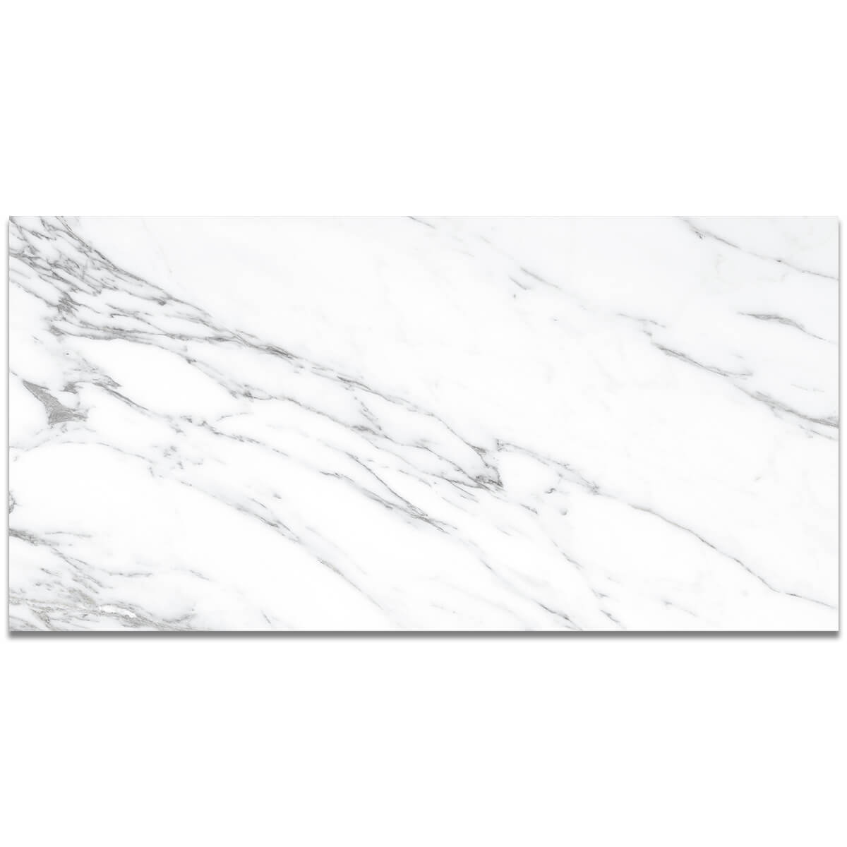 Spider XL White Matt Marble Effect Porcelain 600x1200mm Wall and Floor ...