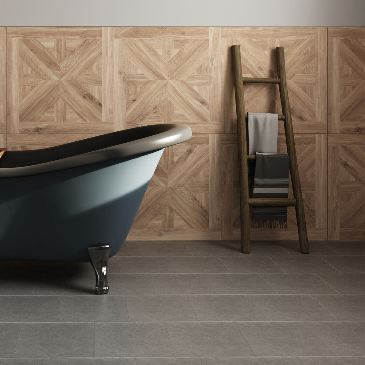 Star Parquet Soft Oak Wood Effect 75x75cm Wall and Floor Tile – Premium ...