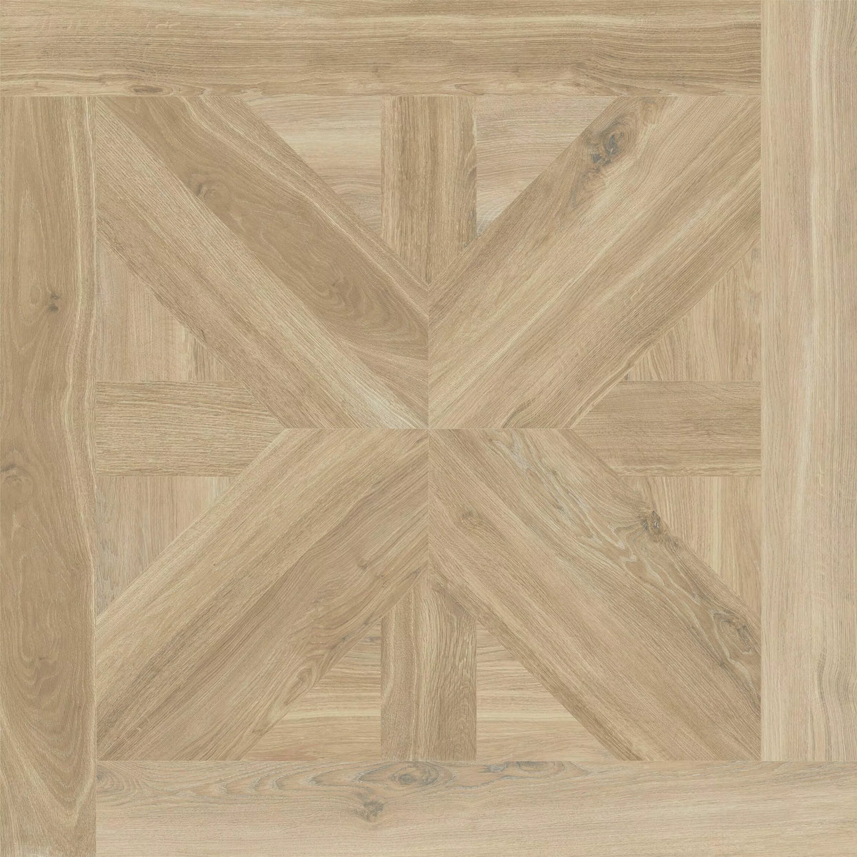 Star Parquet Light Oak Wood Effect Porcelain XL 750x750mm Floor Tile ...
