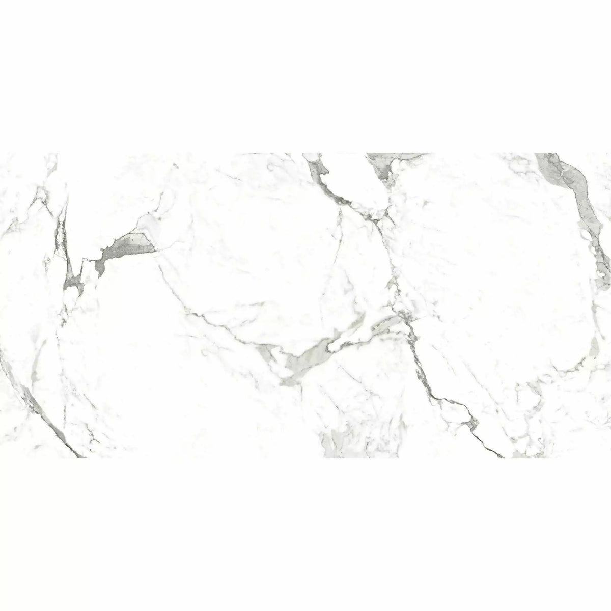 Venato Calacatta Polished White Marble Effect 600x300mm Porcelain Tile ...