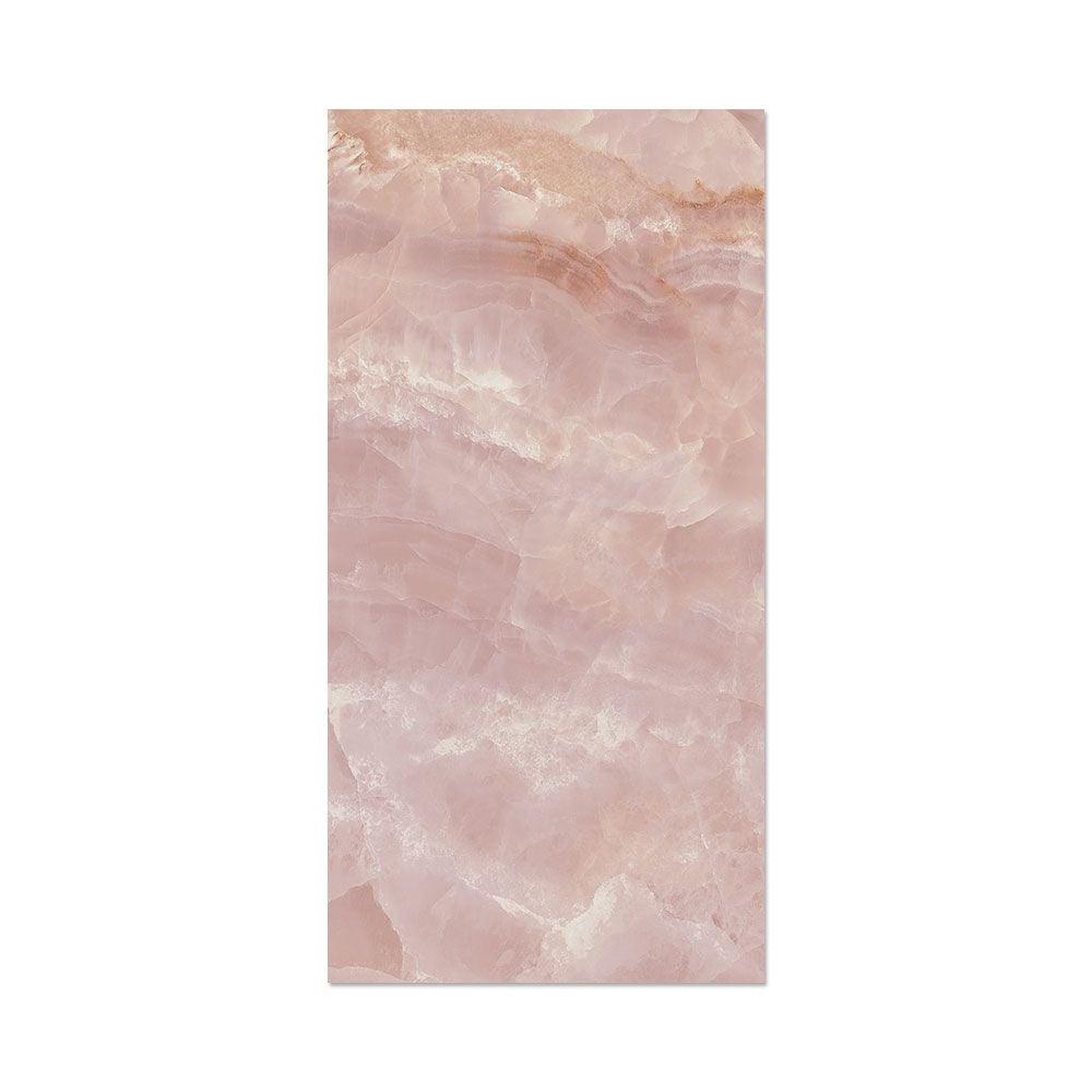 Alixir Blush Pink 120x60cm Polished Porcelain Marble Effect Tiles ...